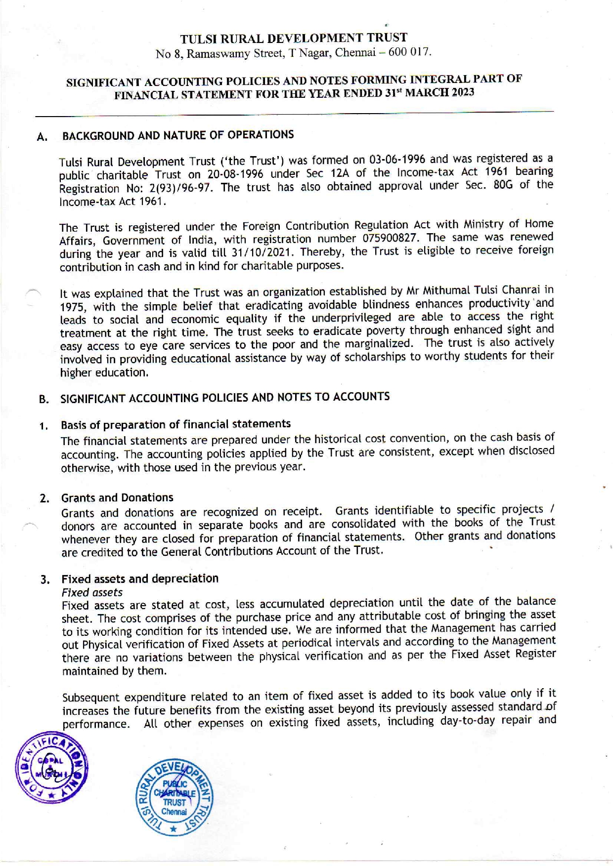 FY 2022 – 2023 – trdt